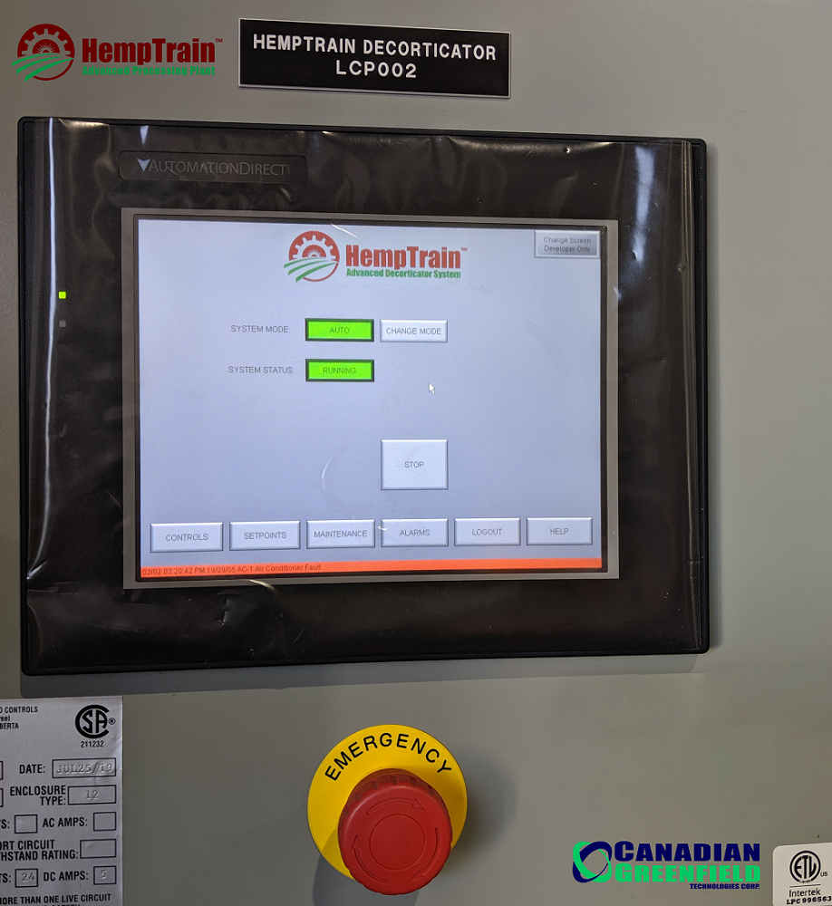 HempTrain™ – Canadian Greenfield Technologies Corp.